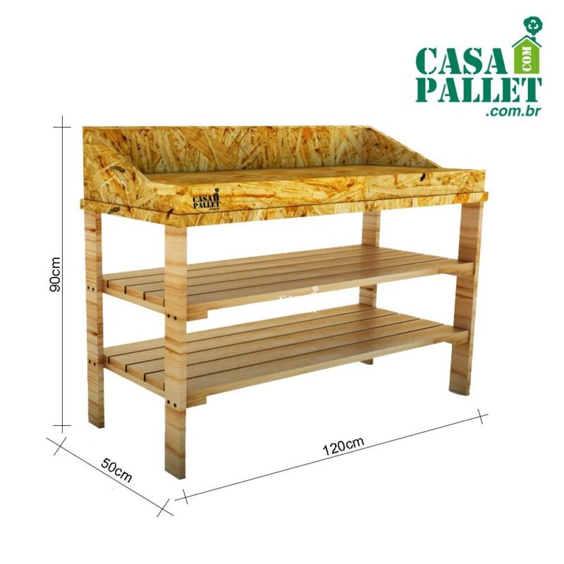 Expositor de Feira - Casa com Pallet