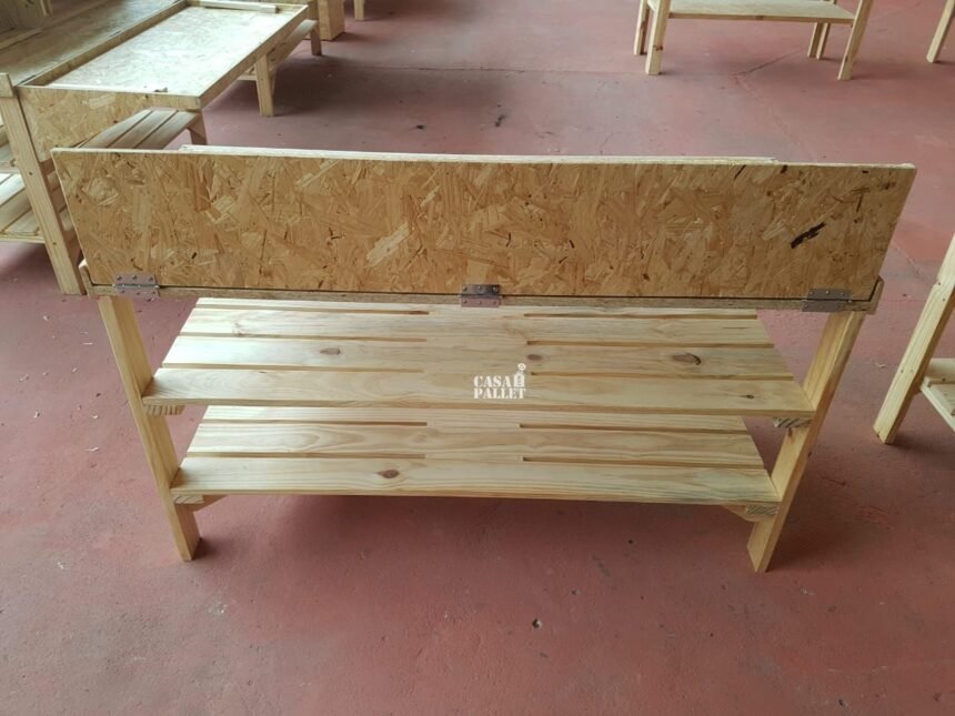 Expositor de Feira - Casa com Pallet