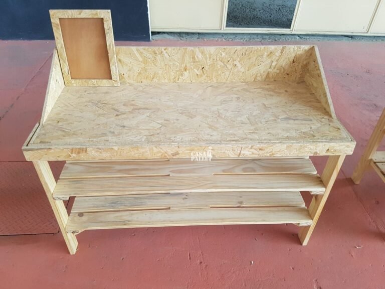 Expositor de Feira - Casa com Pallet