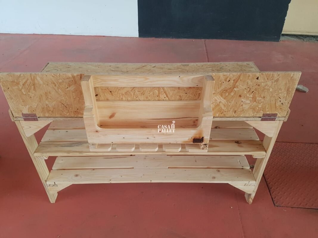 Expositor de Feira - Casa com Pallet