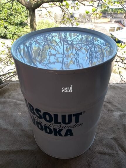 Mesa/Tonel Decorativo Personalizado - Casa com Pallet